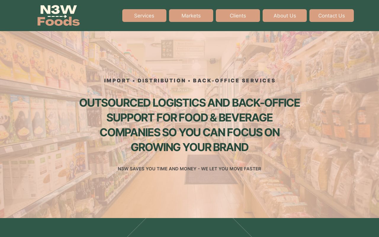 N3W Foods - Import, Distribution, Services